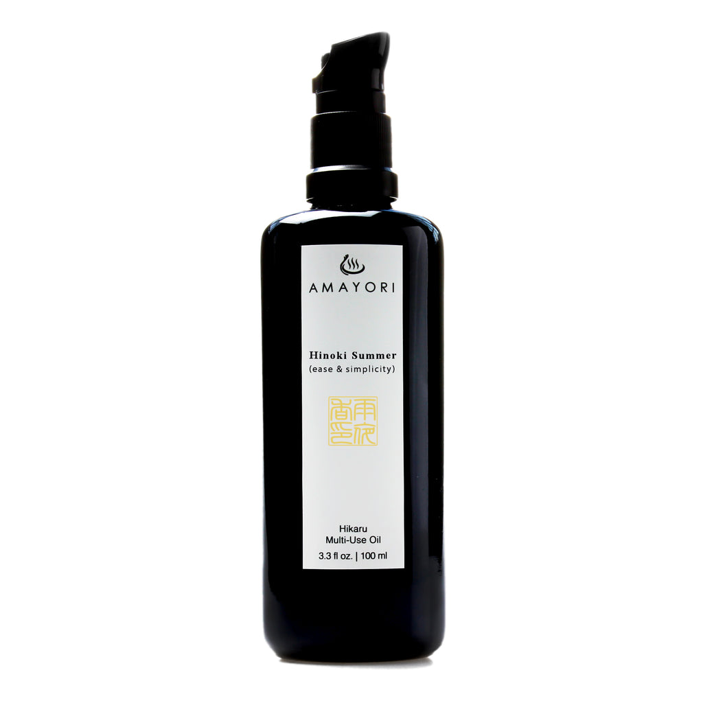 Hinoki Body Oil | Ambrosial Ofuro Hikaru Oil | Japanese Body Oil – Amayori