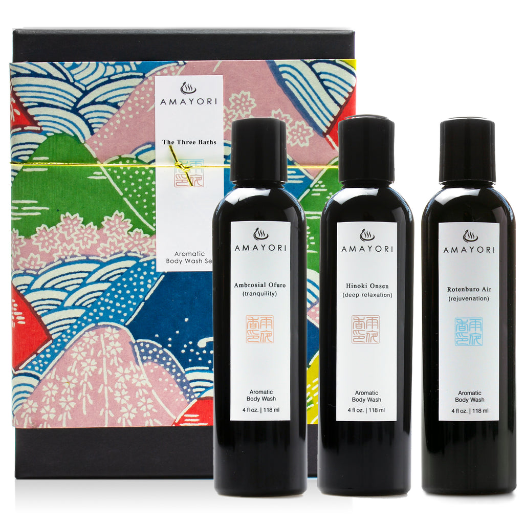 The Three Baths Aromatic Body Wash Set – Amayori
